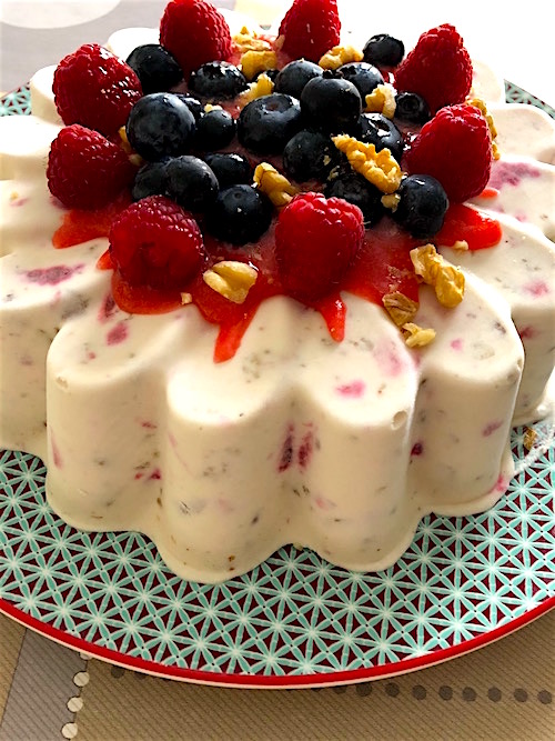 Nougat Glacé aux Fruits Rouges - Les Recettes de la Cuisine de Asmaa